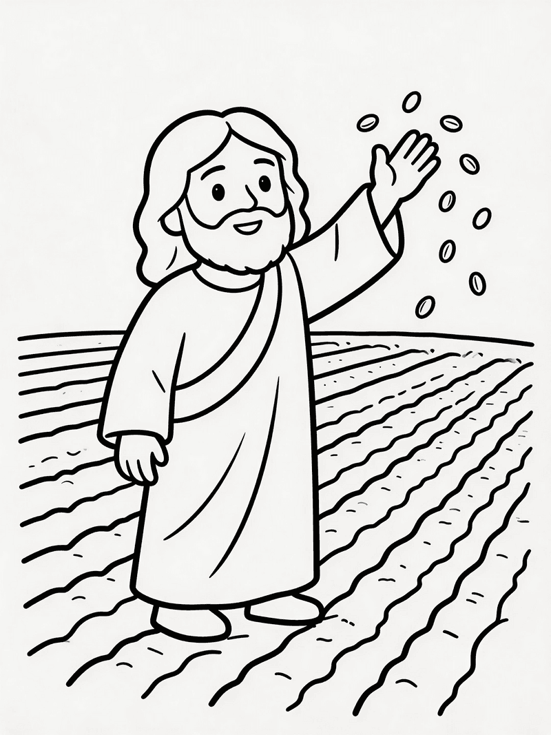 Parables of Jesus Coloring Pages | Free Bible Printables