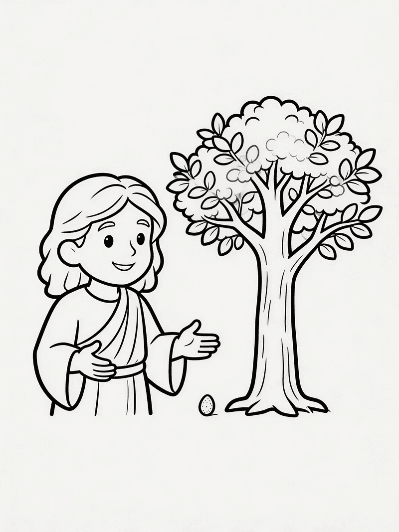 Parables of Jesus Coloring Pages | Free Bible Printables