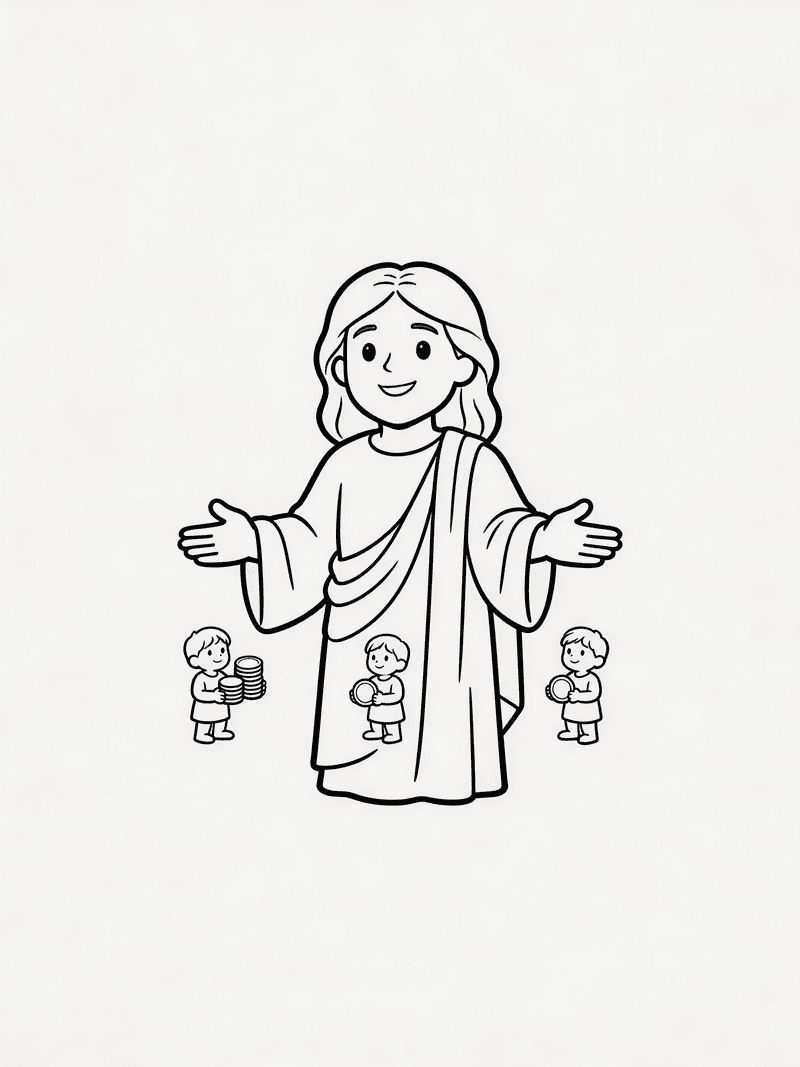 Parables of Jesus Coloring Pages | Free Bible Printables