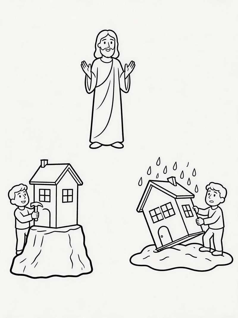 Parables of Jesus Coloring Pages | Free Bible Printables